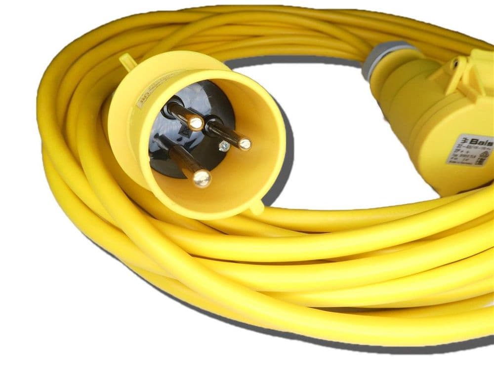 12m 110v 32amp extension lead 4mm cable IP44 rated