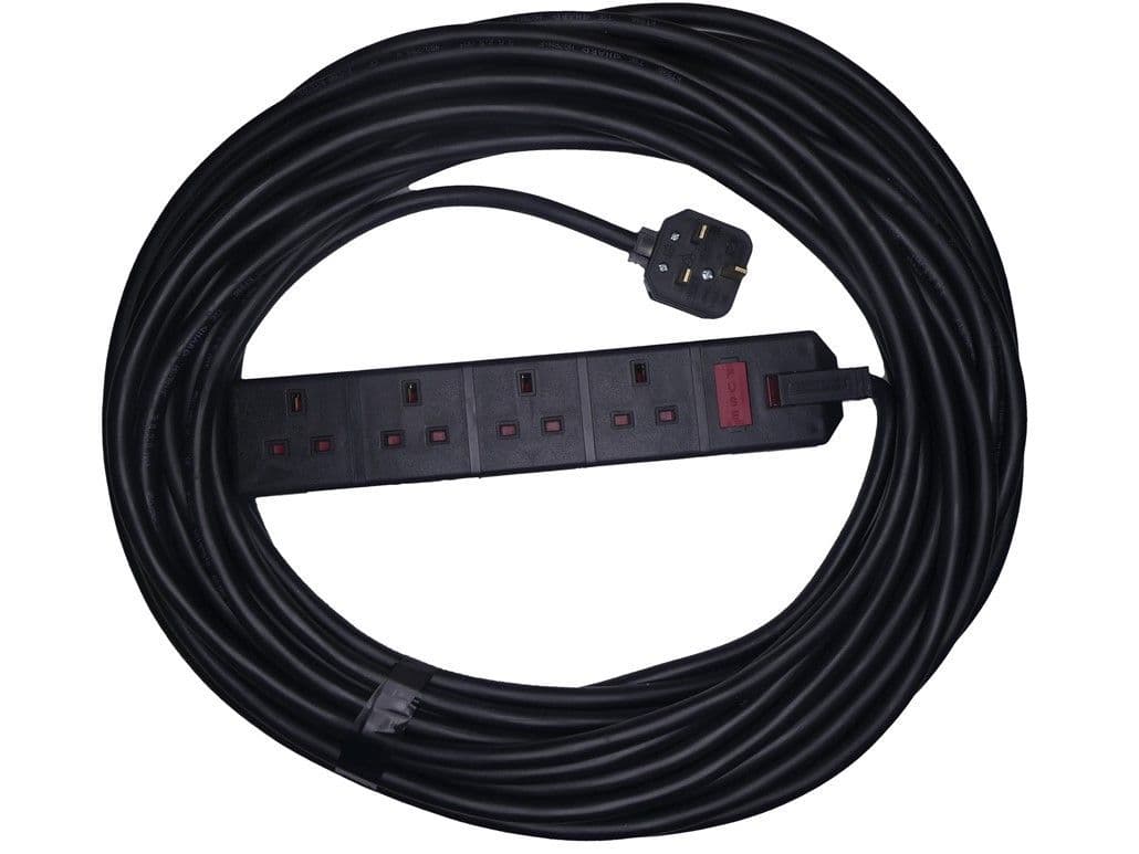 10 Meter 4 Gang Extension Cord Blue 10 Meter Heavy Duty Extension Lead ...