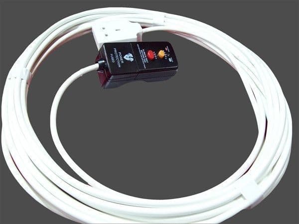 20m standard single socket extension lead with rcd protection