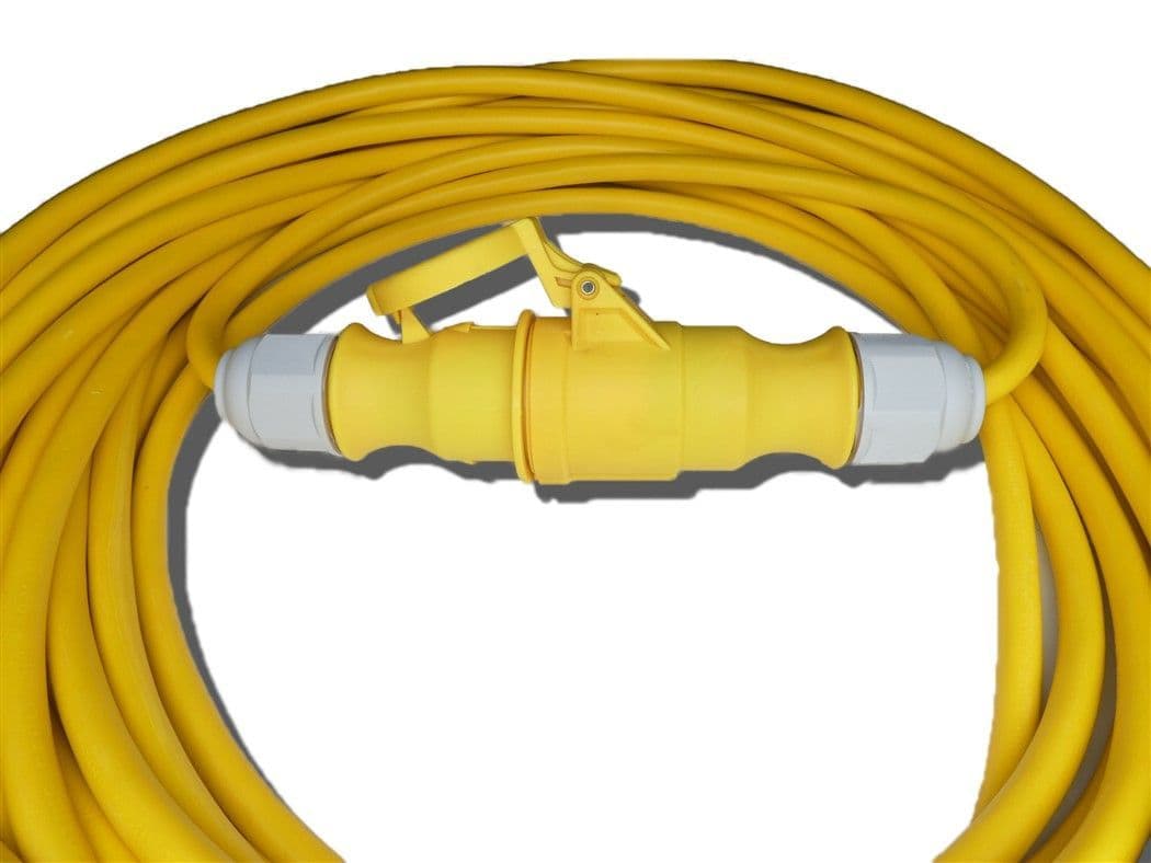 25m 110v 16amp extension lead 4mm cable IP44 rated