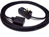 3m RCD protected single socket 13amp heavy duty extension lead