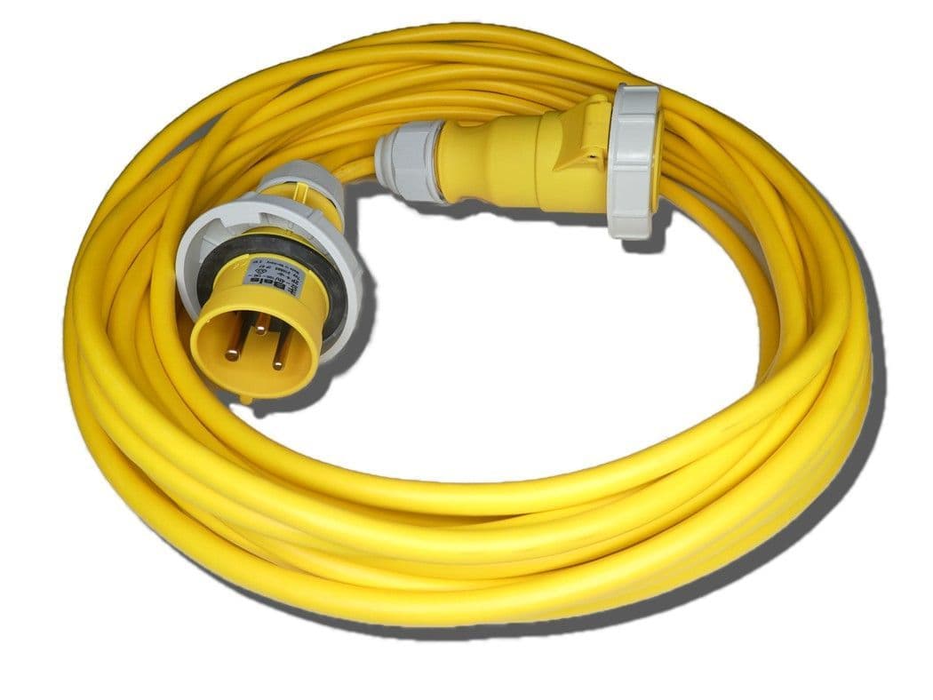 6m 110v 32amp extension lead 4mm cable IP67 rated