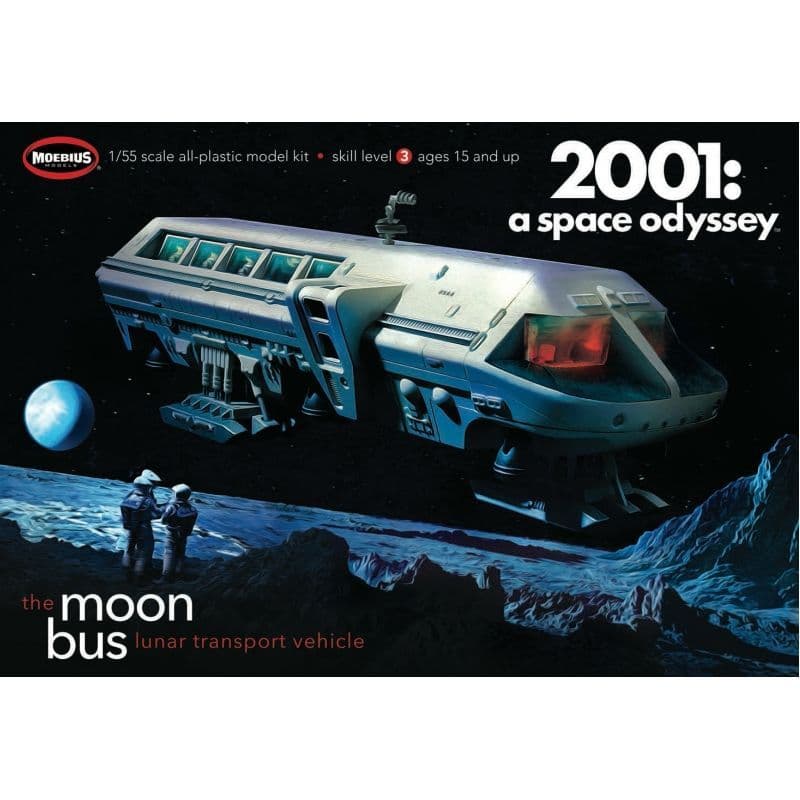2001 A Space Odyssey Moonbus 1 55 Scale Model Kit
