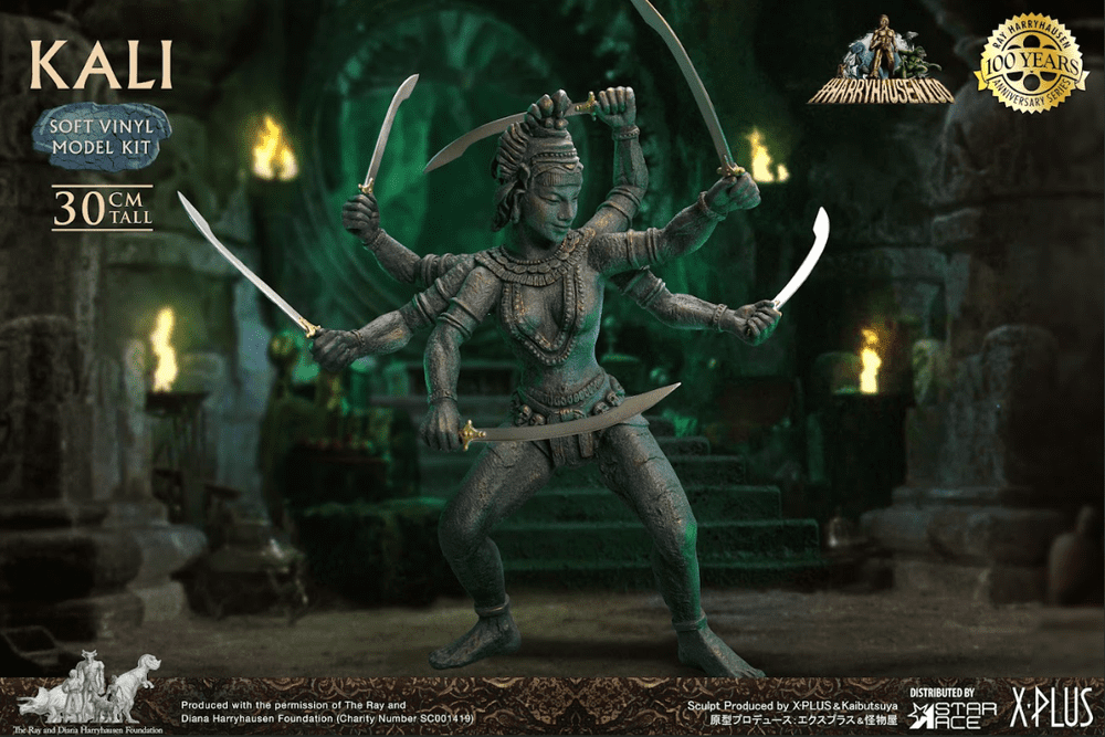 Kali Goddess of Death Ray Harryhausen Model Kit X-Plus