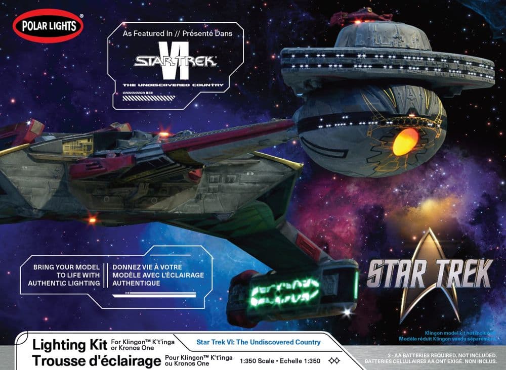 Klingon Kronos One LIGHT KIT - 1 350 scale - Star Trek VI - from Round ...
