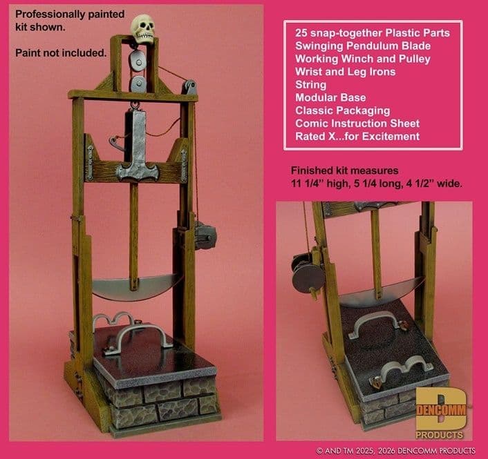 Monster Scenes The Pendulum 2026 reissue 1 13 scale Model Kit