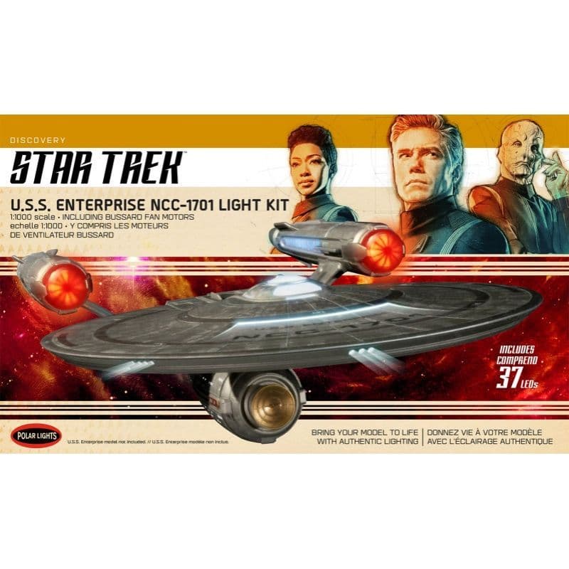 Star Trek Discovery - U S S Enterprise Light Kit By Polar Lights