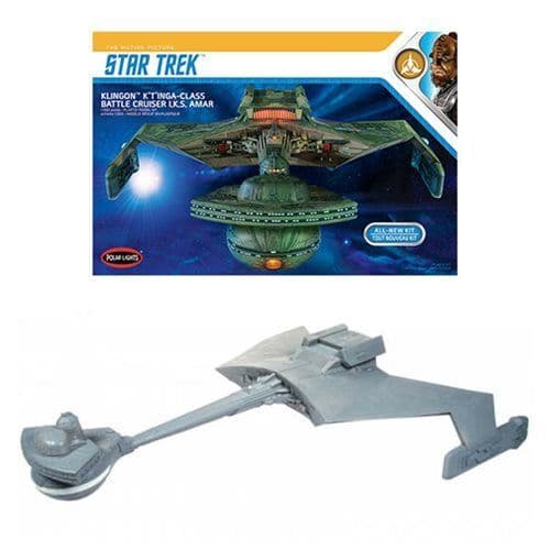 Star Trek Klingon K tinga 1 350 Scale Model Kit Polar Lights