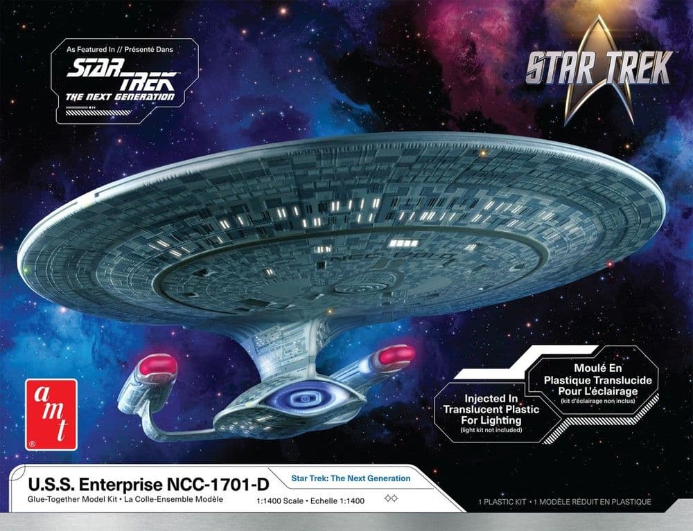 Star Trek TNG Enterprise-D 2024 reissue - 1 1400 scale Model Kit