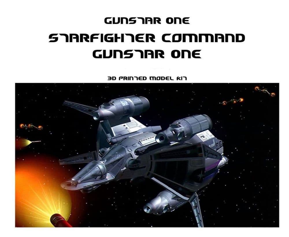 THE LAST STARFIGHTER GUNSTAR ONE SPACESHIP 1/72 Scale Model Kit