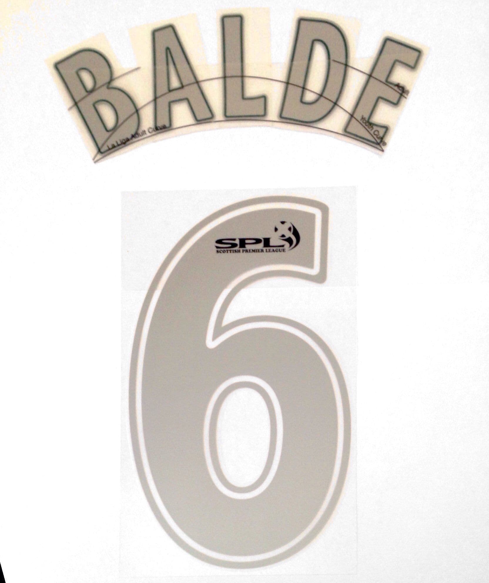 2007-08 Celtic Glasgow SPECIAL ANNIVERSARY EDITION Away Shirt BALDE 6 ...