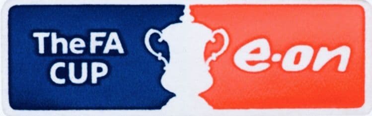 2007-11 E-ON FA CUP Official Player Issue Size Football Soccer Badge Patch