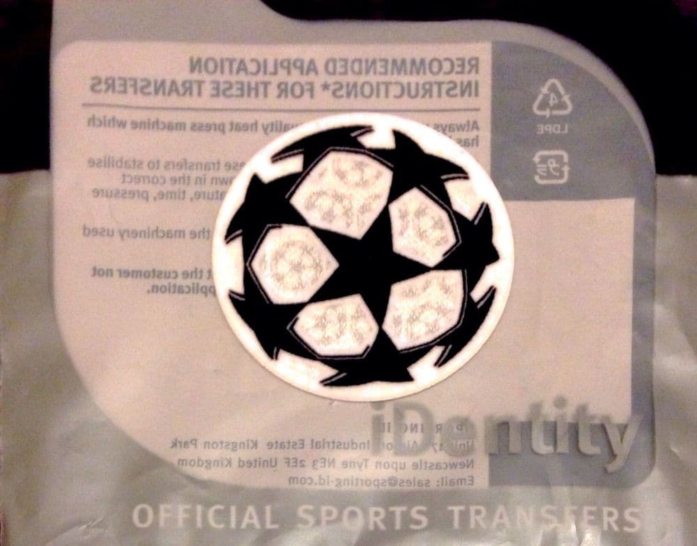 2008-21 UCL StarBall Football Official KIDS-YOUTH Size Soccer Badge Patch