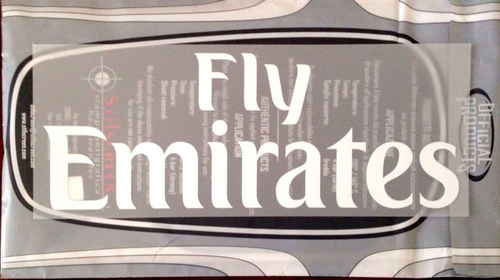 2010-20 AC Milan/PSG/Arsenal FLY EMIRATES Home Shirt Official Player ...