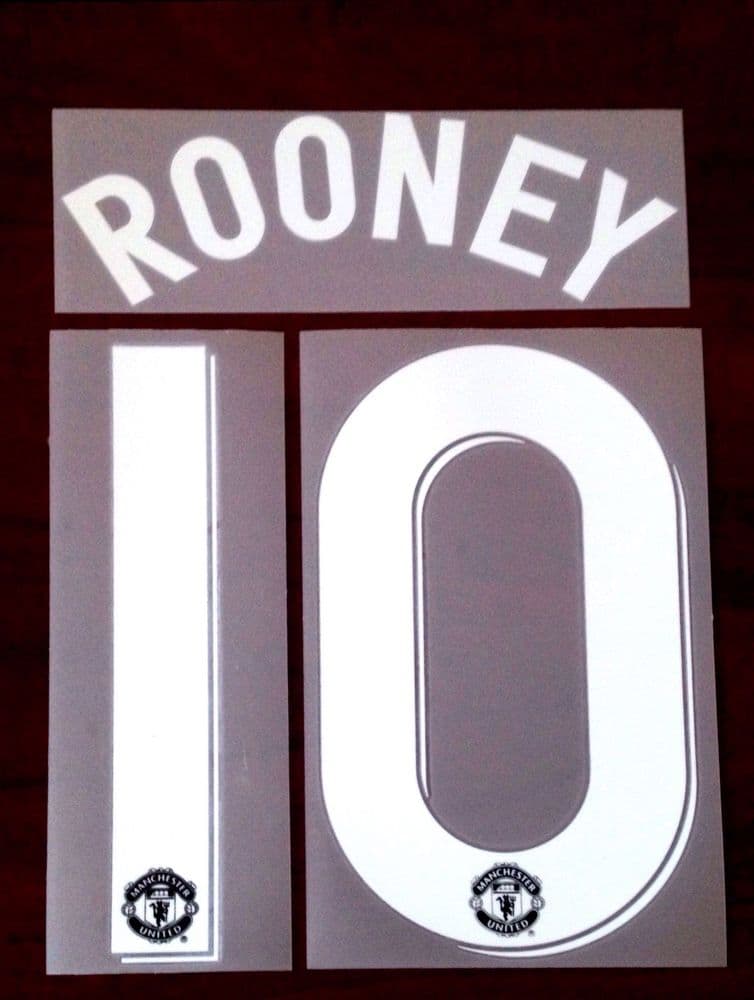 Official Manchester United Rooney Number Name Wayne Rooney | Biography