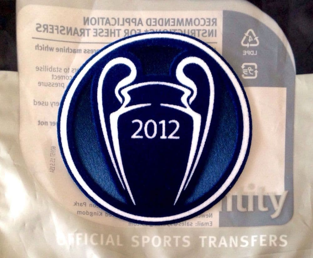 2012 Chelsea UCL Champions Official SportingiD Player Issue Size ...