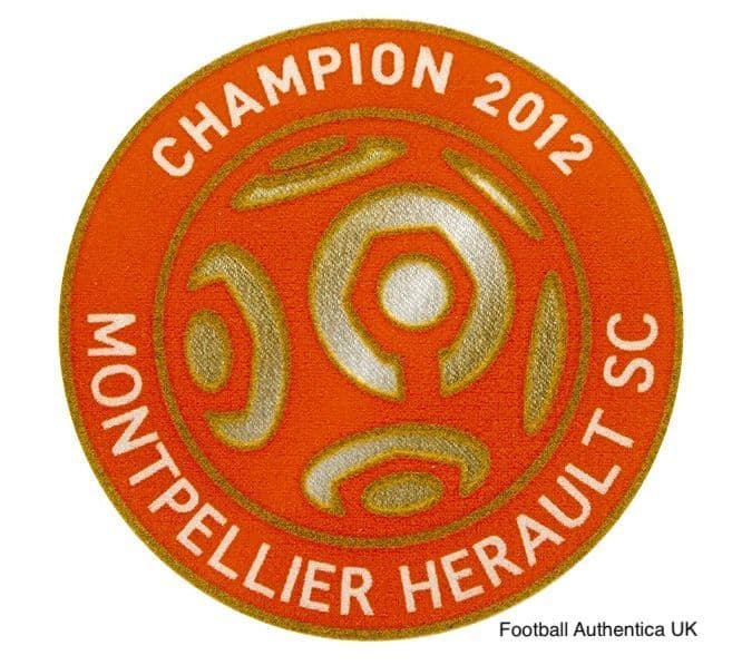 2012 Montpellier HSC French Ligue 1 Champion Official Player Issue Size ...