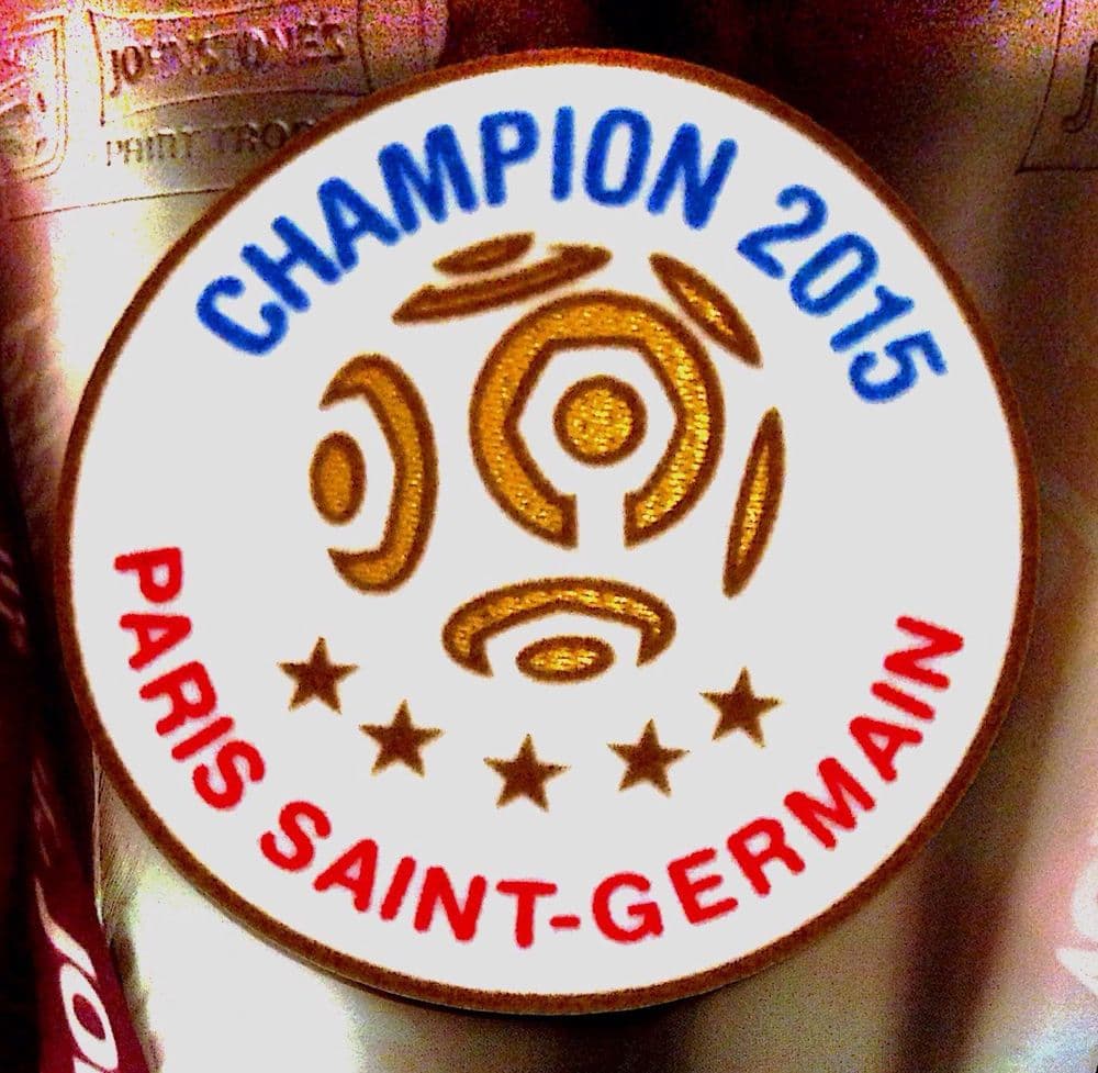 2015 Paris PSG French Ligue 1 Champion Official Player Issue Size ...