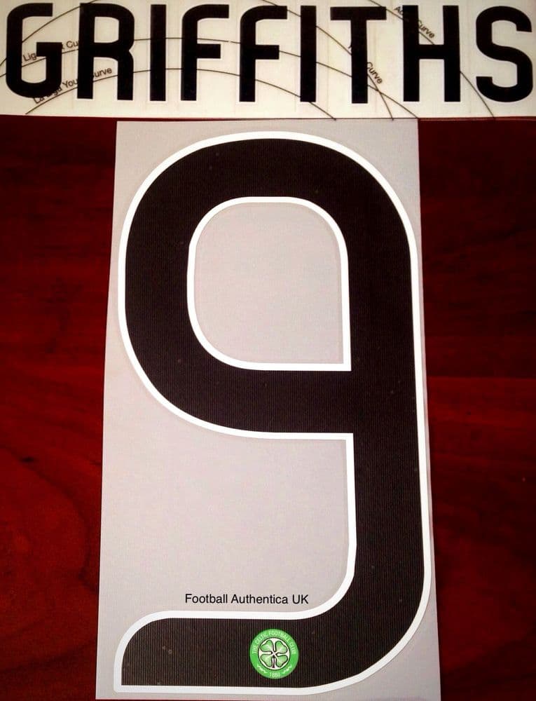 2017-20 Celtic Glasgow UCL & EUROPA Home/Away/Third Shirt GRIFFITHS 9 ...