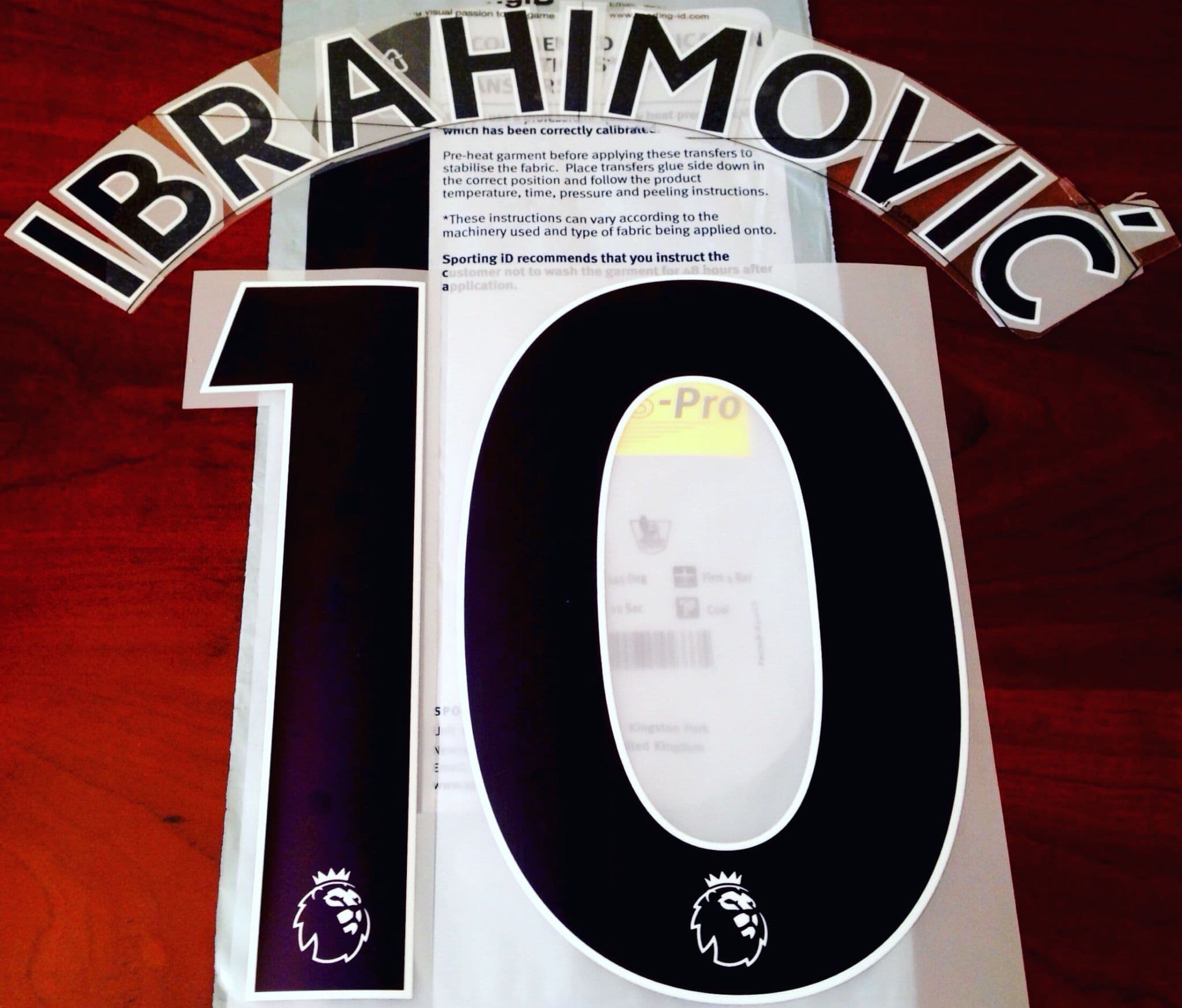 2017-20 Manchester Utd HERO SET Third Shirt IBRAHIMOVIC 10 PS-Pro ...