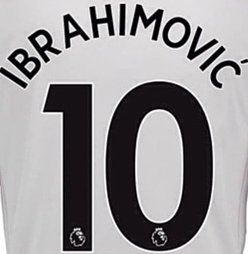 Ibrahimovic Manchester United Logo Name