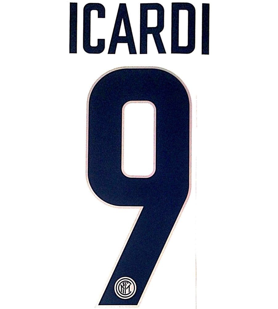 2018-19 Inter Milan ICARDI 9 Third Shirt OFFICIAL Stilscreen Name ...
