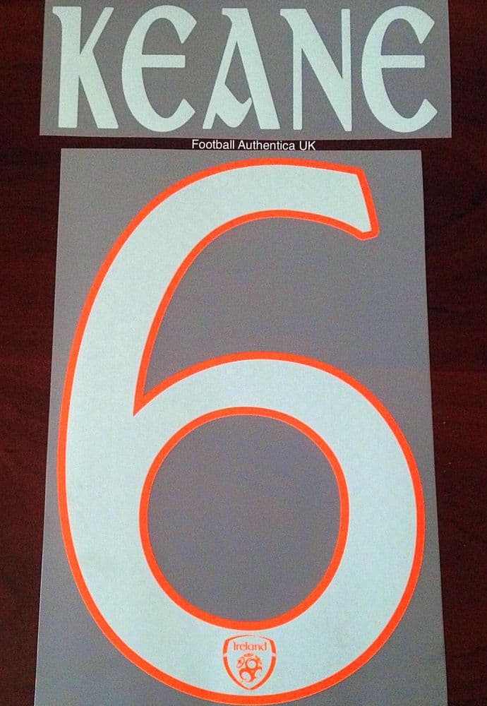 2018-19 Ireland Republic HERO SET Home Shirt KEANE 6 Official Football ...