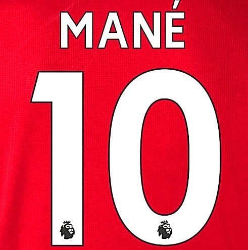 2018-19 Liverpool Home & Away Shirt MANE 10 PS-Pro SportingiD Name ...