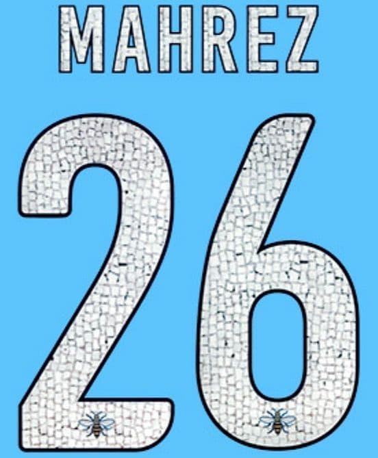 2018-19 Manchester City SPECIAL BEE EDITION Home Shirt MAHREZ 26 ...