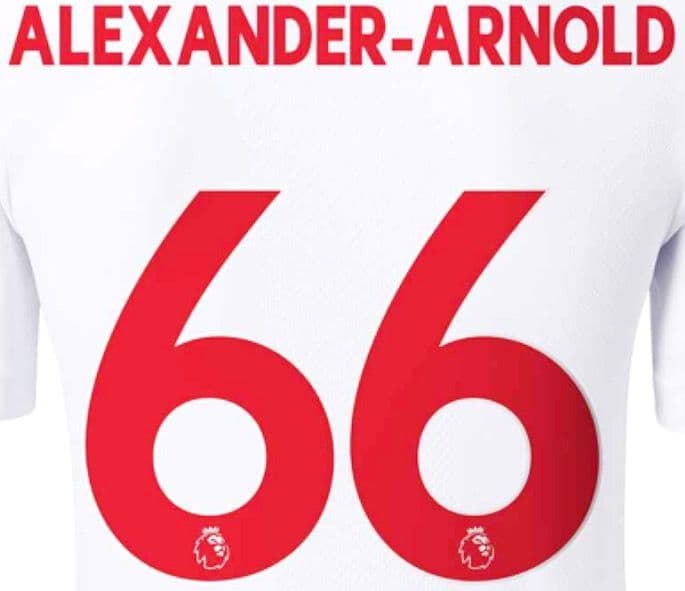 2019-20/2021-22 Liverpool Away/Third Shirt ALEXANDER-ARNOLD 66 Official ...