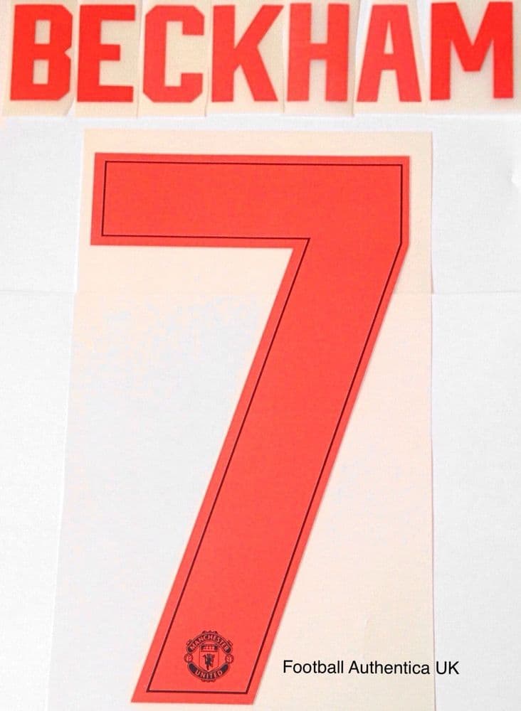 2019-20 Manchester United EUROPA LEAGUE & FA CUP Third Shirt BECKHAM 7 ...