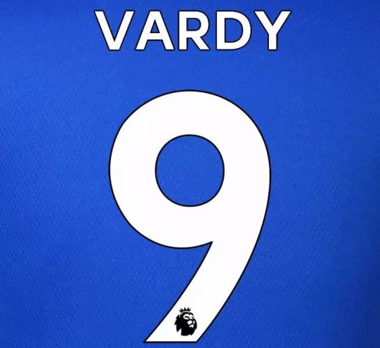 2019-22 Leicester City Home/Away/Third Shirt VARDY 9 Official Player ...