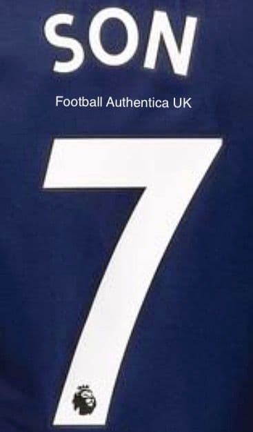 2019-22 Tottenham Hotspur Away/Third Shirt SON 7 Official Football Name ...