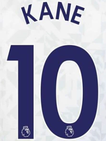 2019-22 Tottenham Hotspur Home/Third Shirt KANE 10 Official Player ...