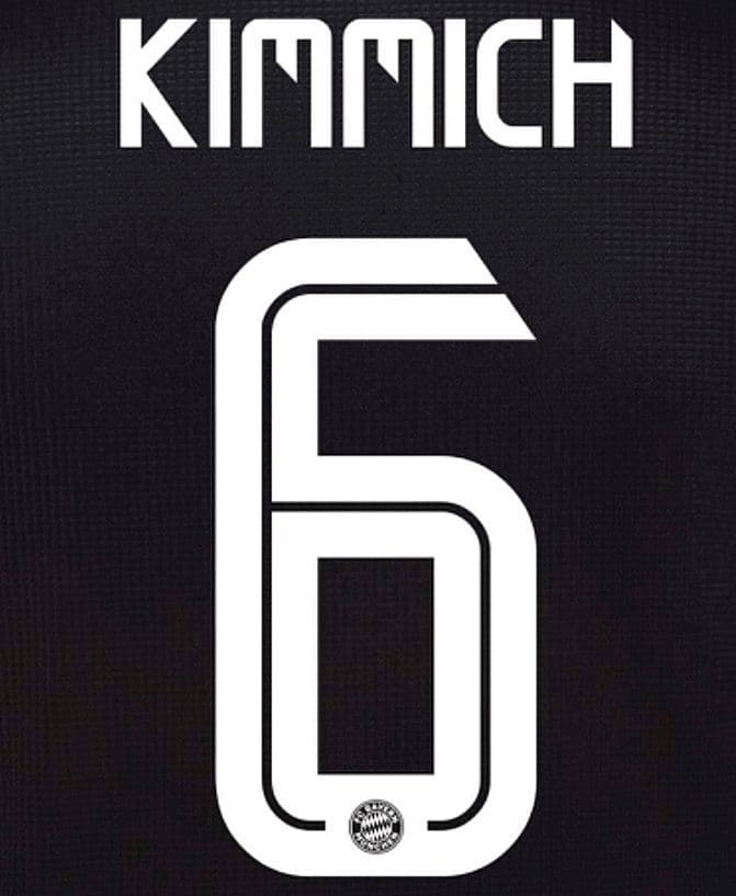 2020-21 Bayern Munich UCL Third Shirt KIMMICH 6 Official Player Issue ...