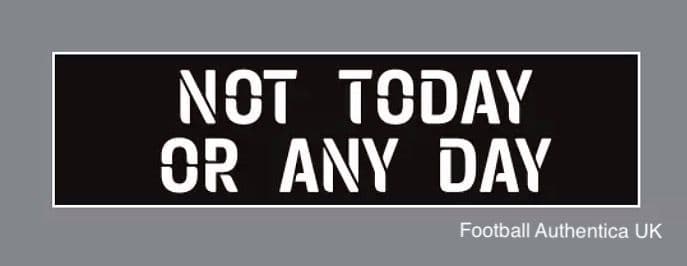 2020-21 EFL Against Racism NOT TODAY OR ANY DAY Official Player Issue ...