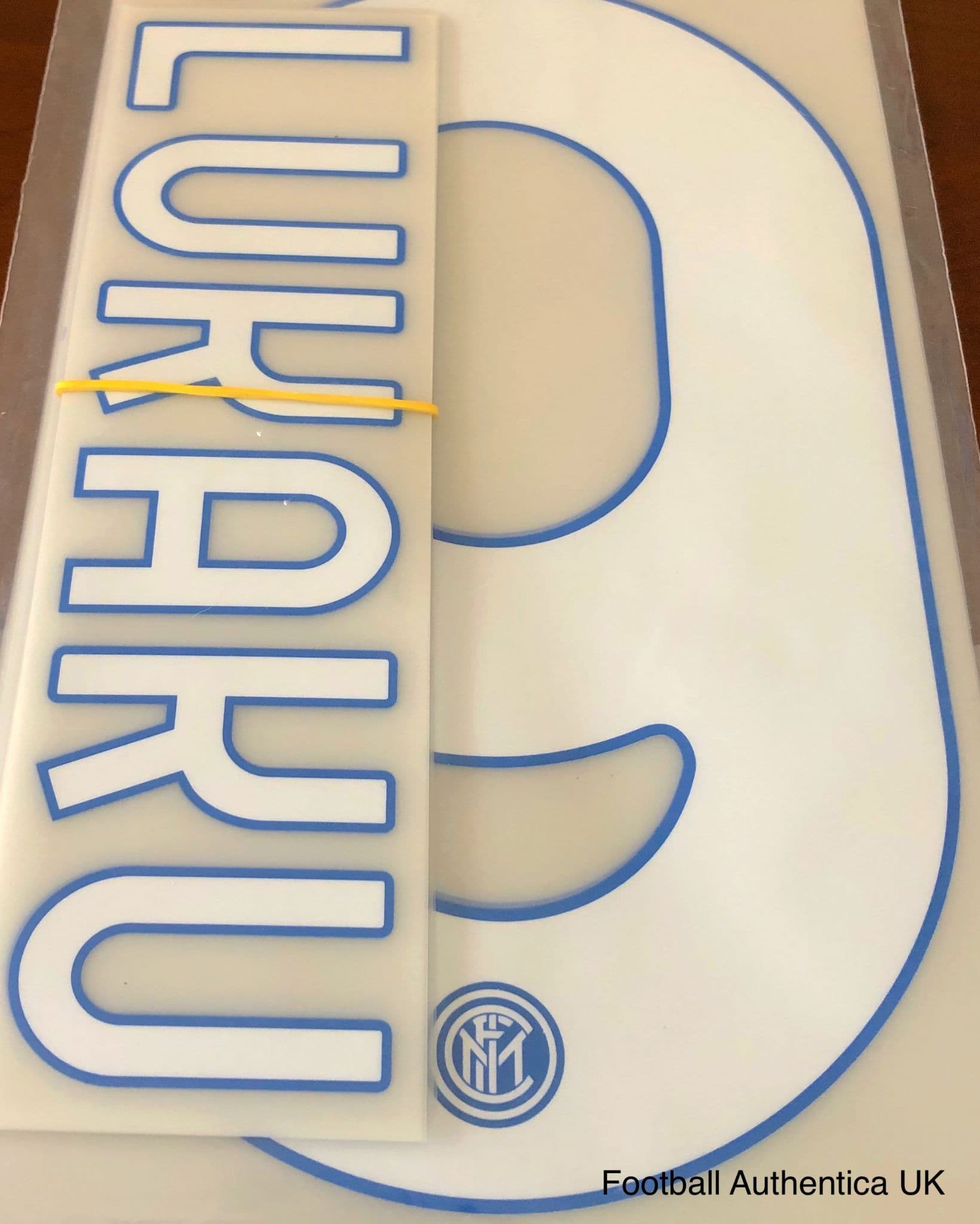 2020-21 Inter Milan LUKAKU 9 Home Shirt Official Player Issue Size Name ...