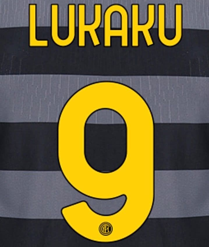 2020-21 Inter Milan Third Shirt LUKAKU 9 Official Stilscreen Name ...