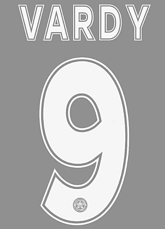 2020-21 Leicester City FA CUP & EUROPA LEAGUE Home Shirt VARDY 9 ...