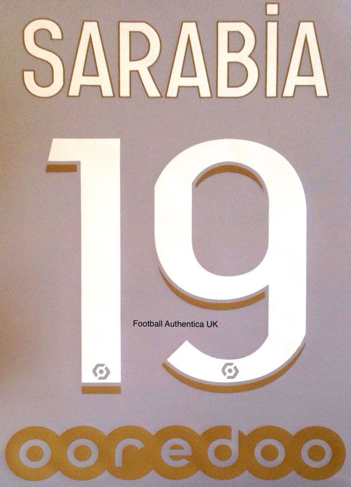 2020-21 PSG Paris SARABIA 19 Jordan X Third Shirt Official Player Issue ...