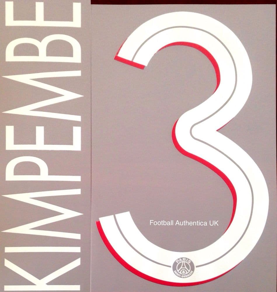 2020-21 PSG Paris UCL Home Shirt KIMPEMBE 3 Official Player Issue Size ...