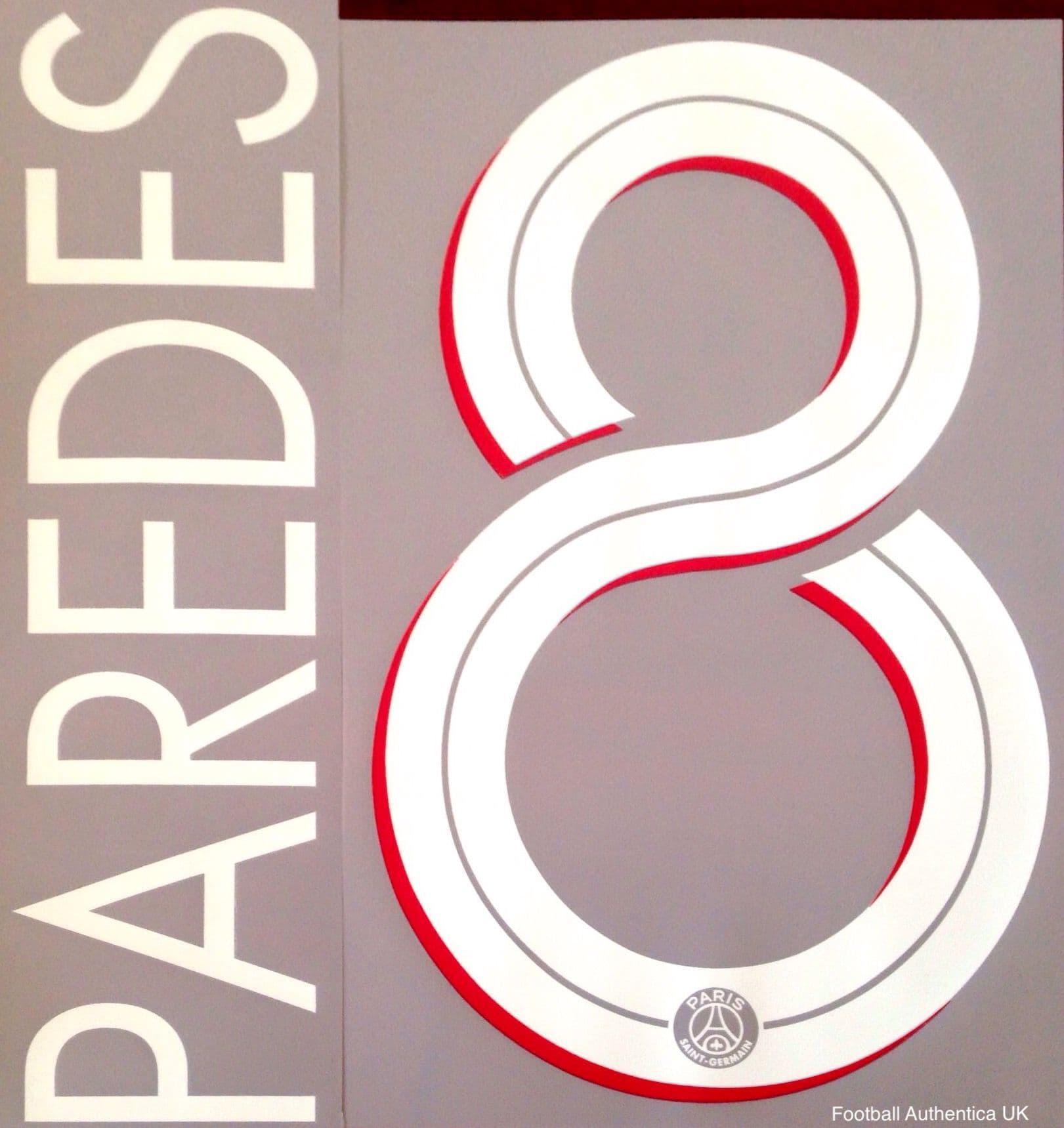 2020-21 PSG Paris UCL Home Shirt PAREDES 8 Official Player Issue Size ...