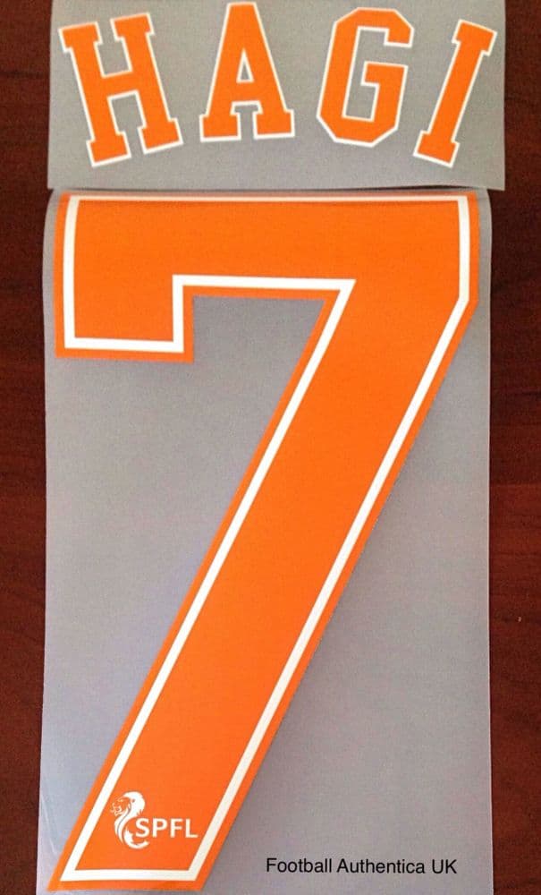 2020-21 Rangers Glasgow Third Shirt HAGI 7 Official Player Issue Size ...