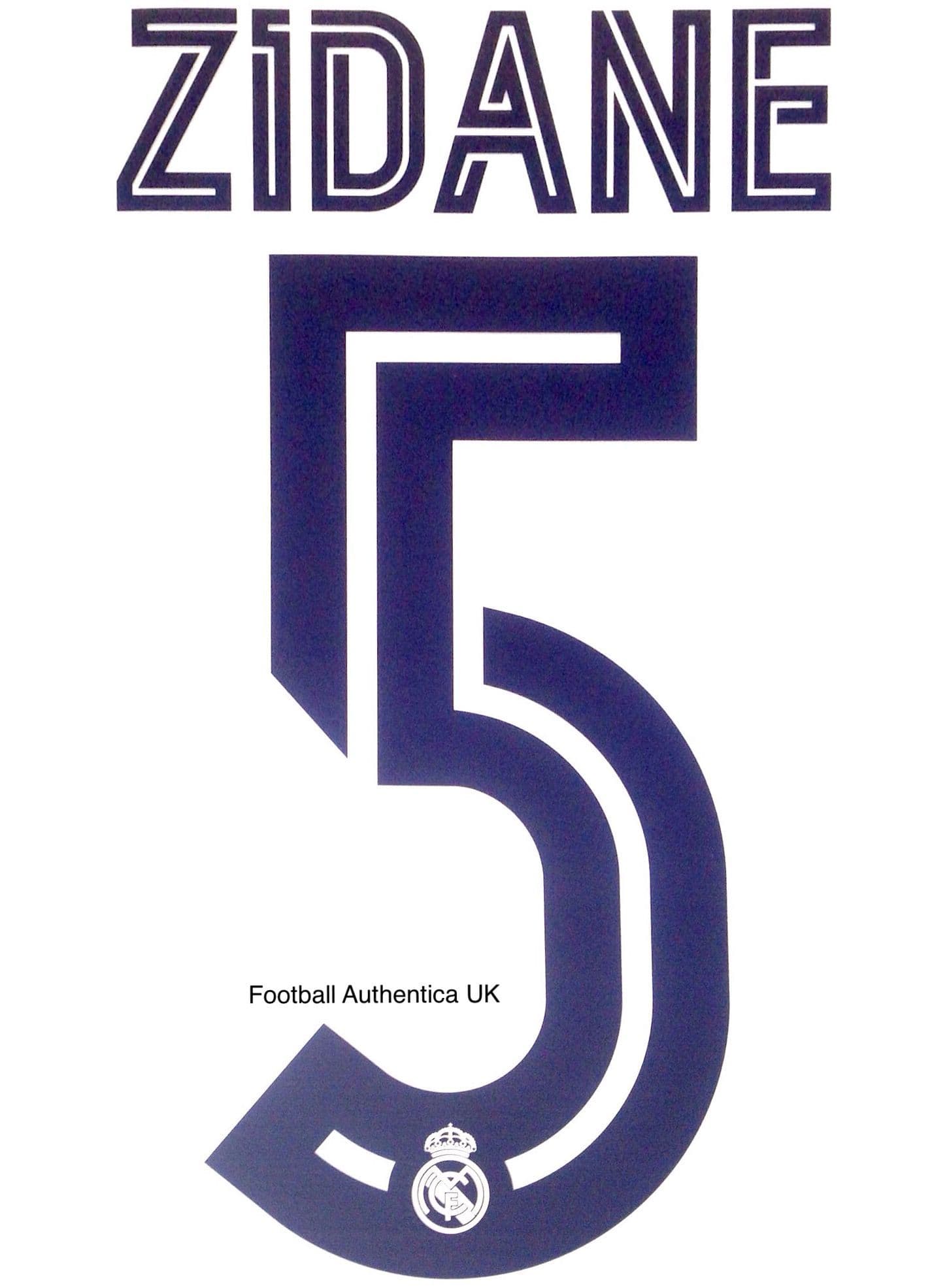 2020-21 Real Madrid UCL Home/Away Shirt ZIDANE 5 Official Player Issue ...