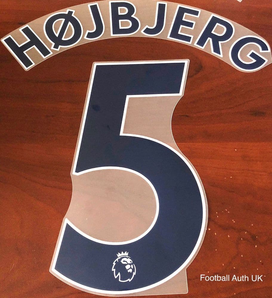 2020-23 Tottenham Hotspur Home/Third Shirt HOJBJERG 5 Official Player ...