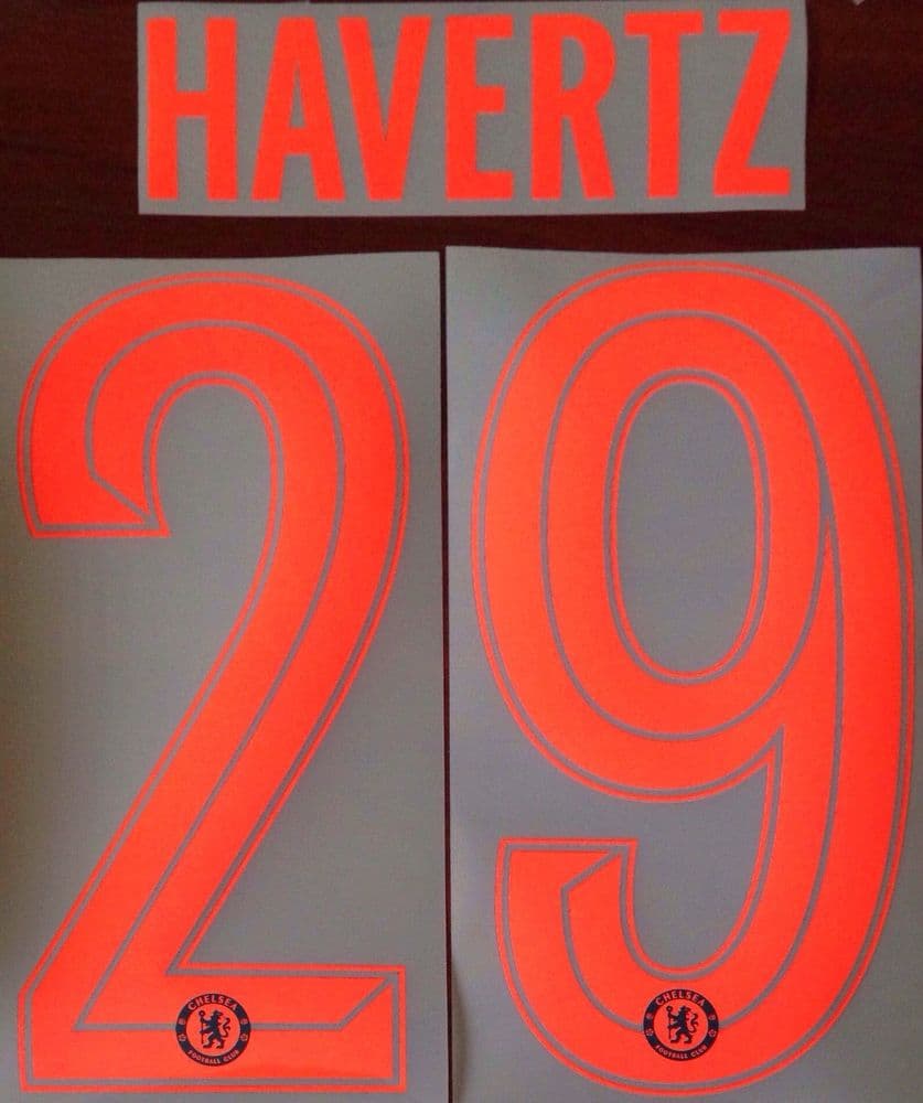 2021-22 Chelsea UCL & FA CUP Third Shirt HAVERTZ 29 Official Player ...
