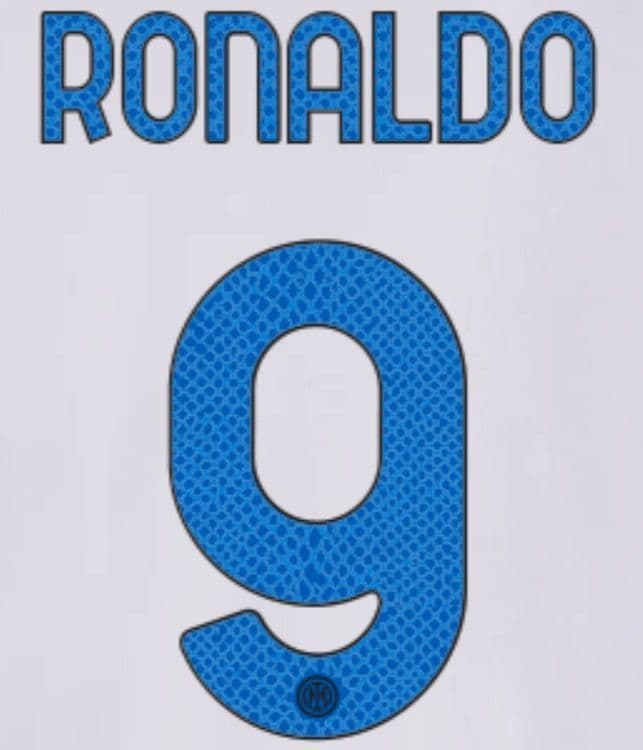 2021-22 Inter Milan HERO SET Away Shirt RONALDO 9 Official Player Issue ...