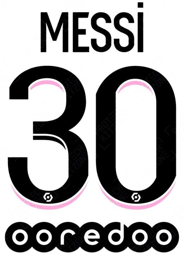 2021-22 PSG Paris MESSI 30 Away Shirt Official Player Issue Size Name ...