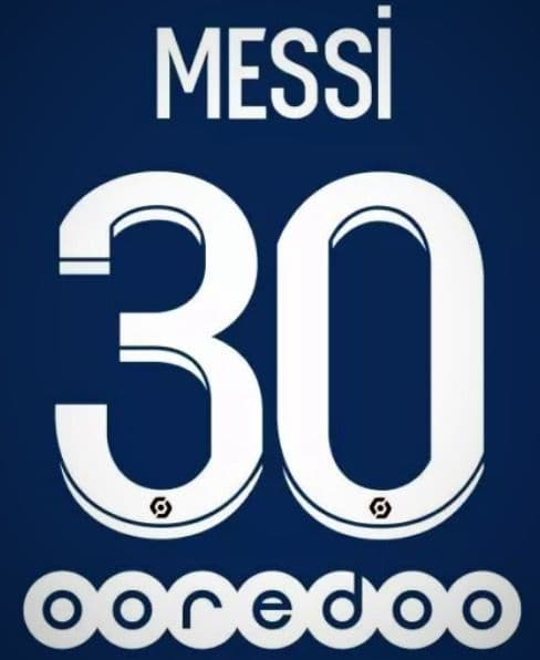 2021-22 PSG Paris MESSI 30 Home/Third Shirt Official Player Issue Size ...