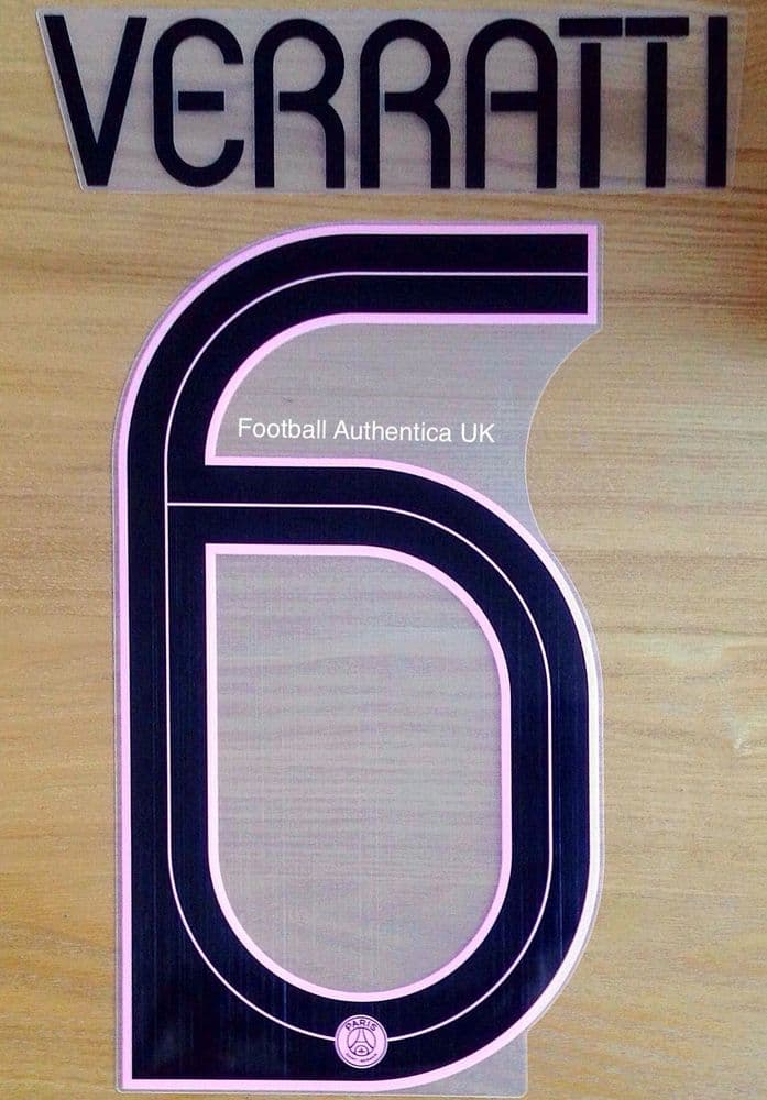 2021-22 PSG Paris St Germain UCL Away Shirt VERRATTI 6 Official Player ...